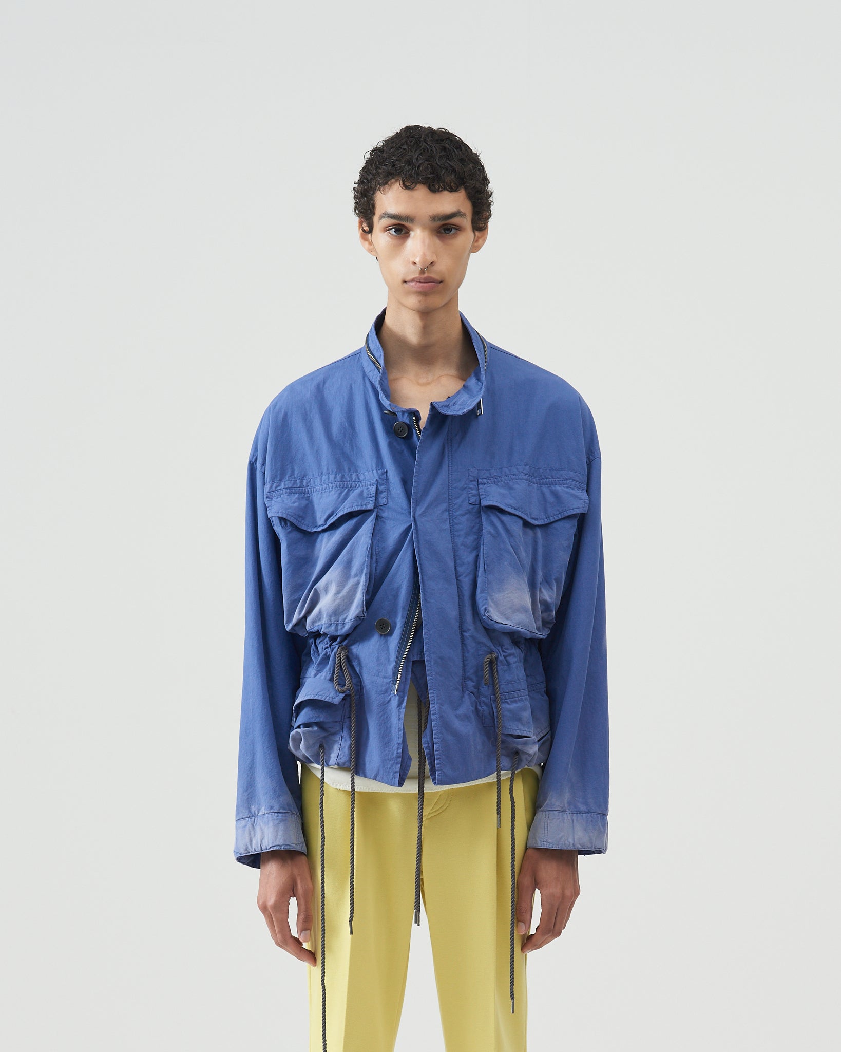 Garment-dye Cropped M-65 – Navy｜BED j.w. FORD Official Website